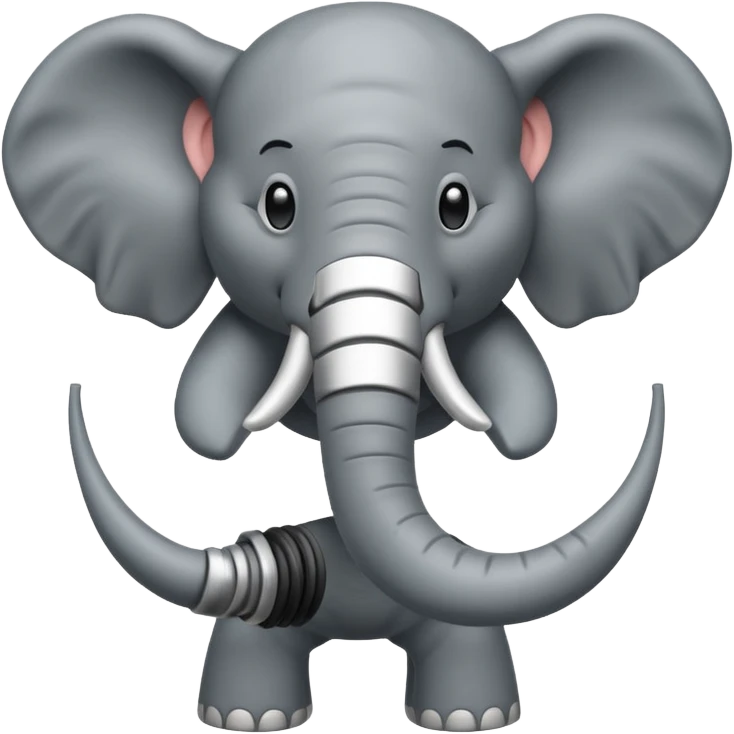 elephant with muscle emoji | AI Emoji Generator