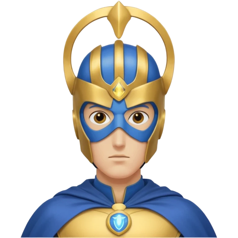 doctor fate with cape and helmet emoji | AI Emoji Generator