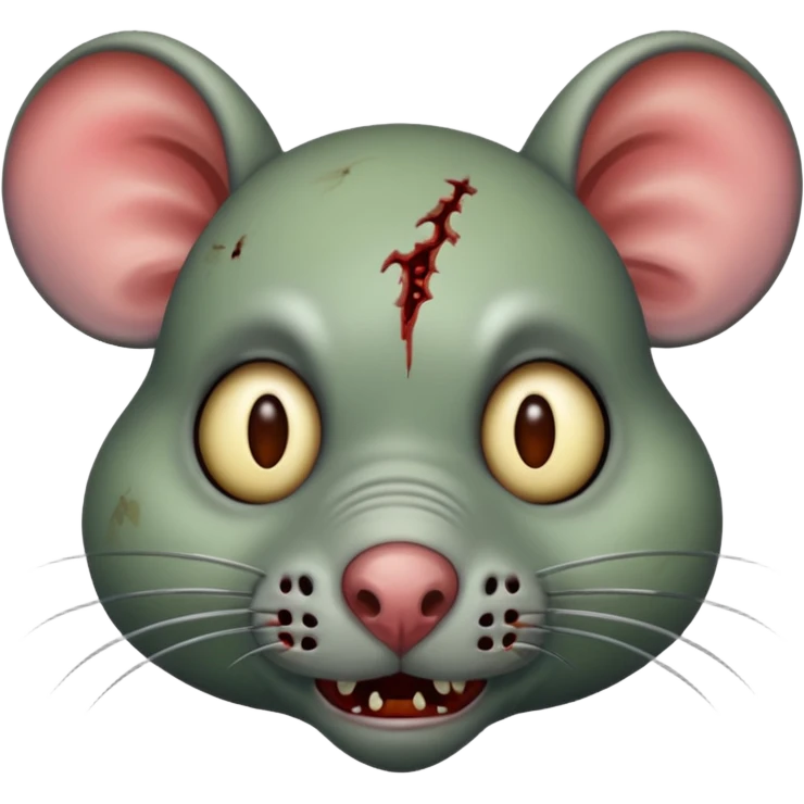 Zombie rat face emoji | AI Emoji Generator