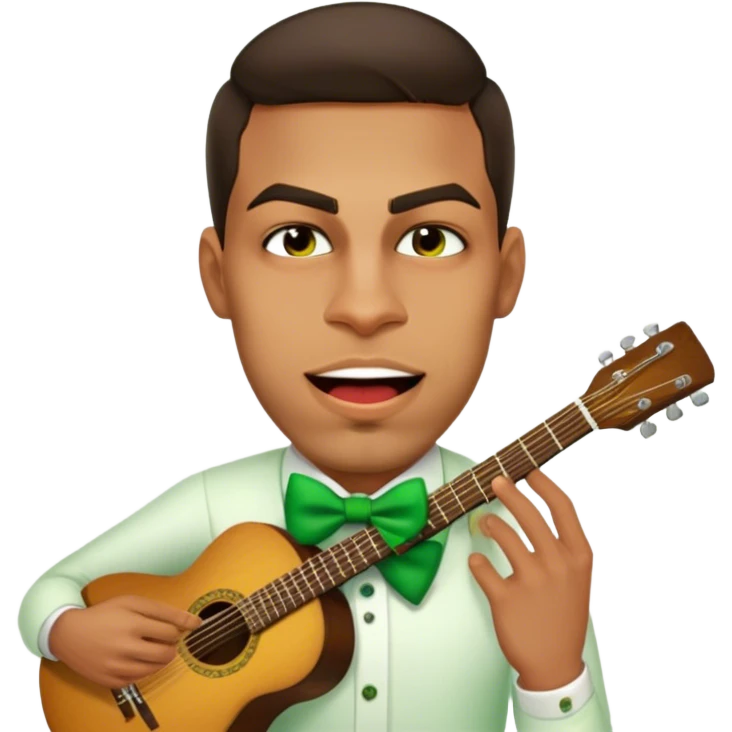 Leprechaun Guitarist emoji | AI Emoji Generator