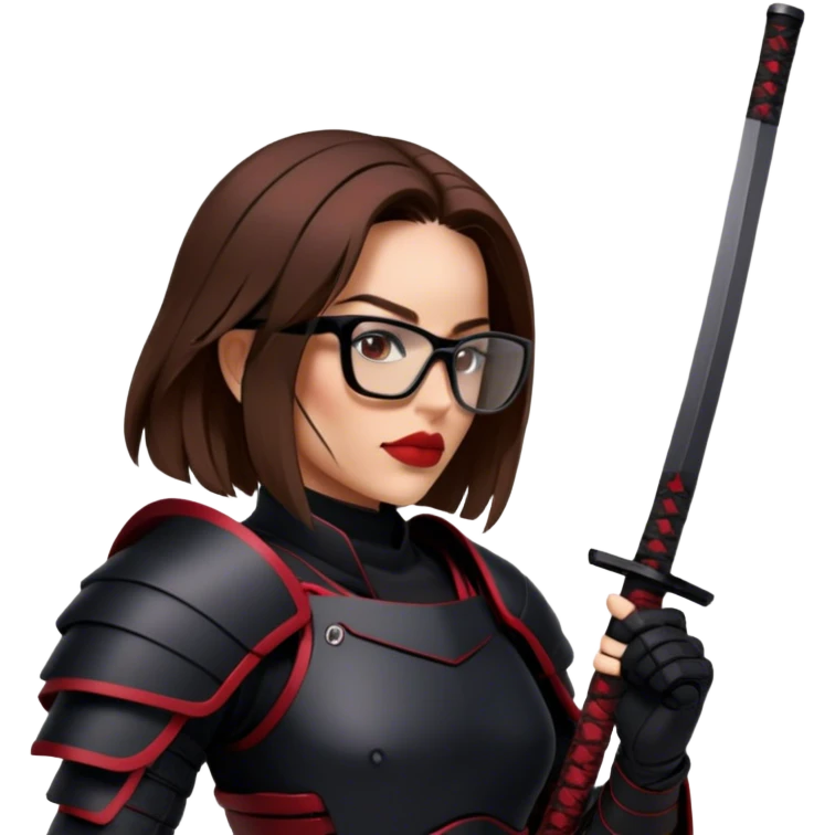 Shadow Samurai emoji | AI Emoji Generator