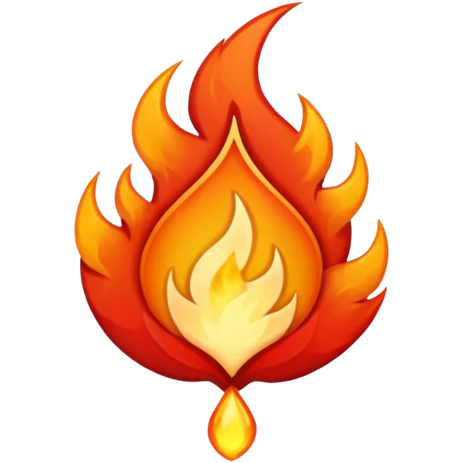 Logo pyro genshin impact emoji | AI Emoji Generator