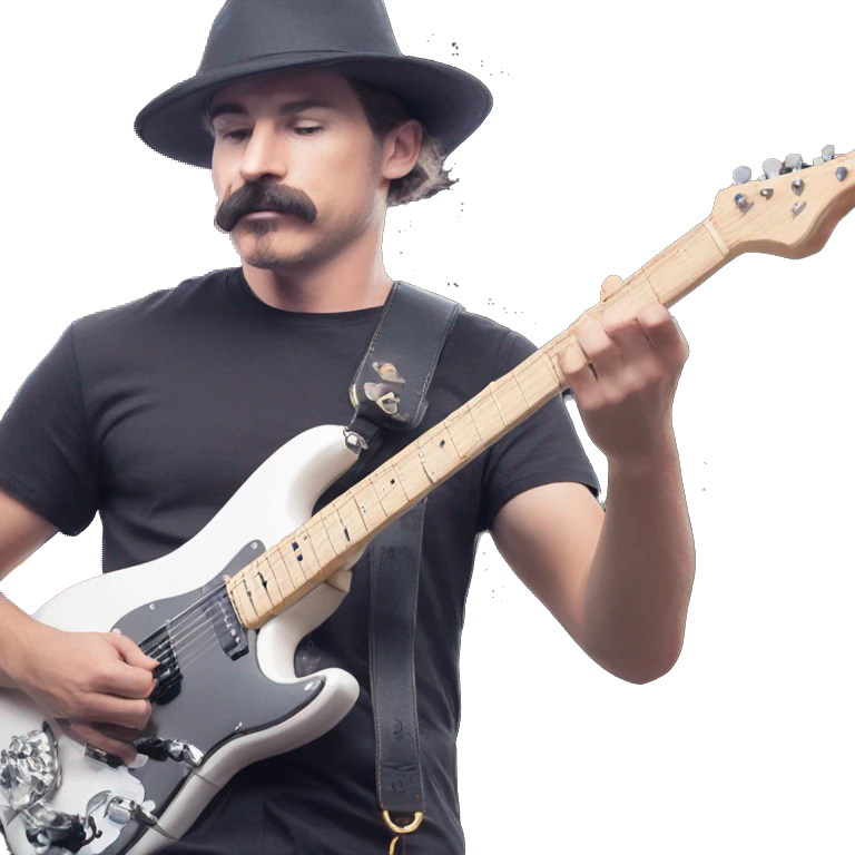musical man playing guitar solo emoji | AI Emoji Generator