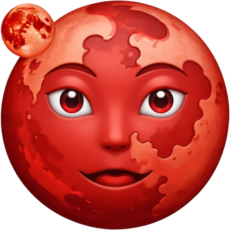 Blood moon emoji | AI Emoji Generator