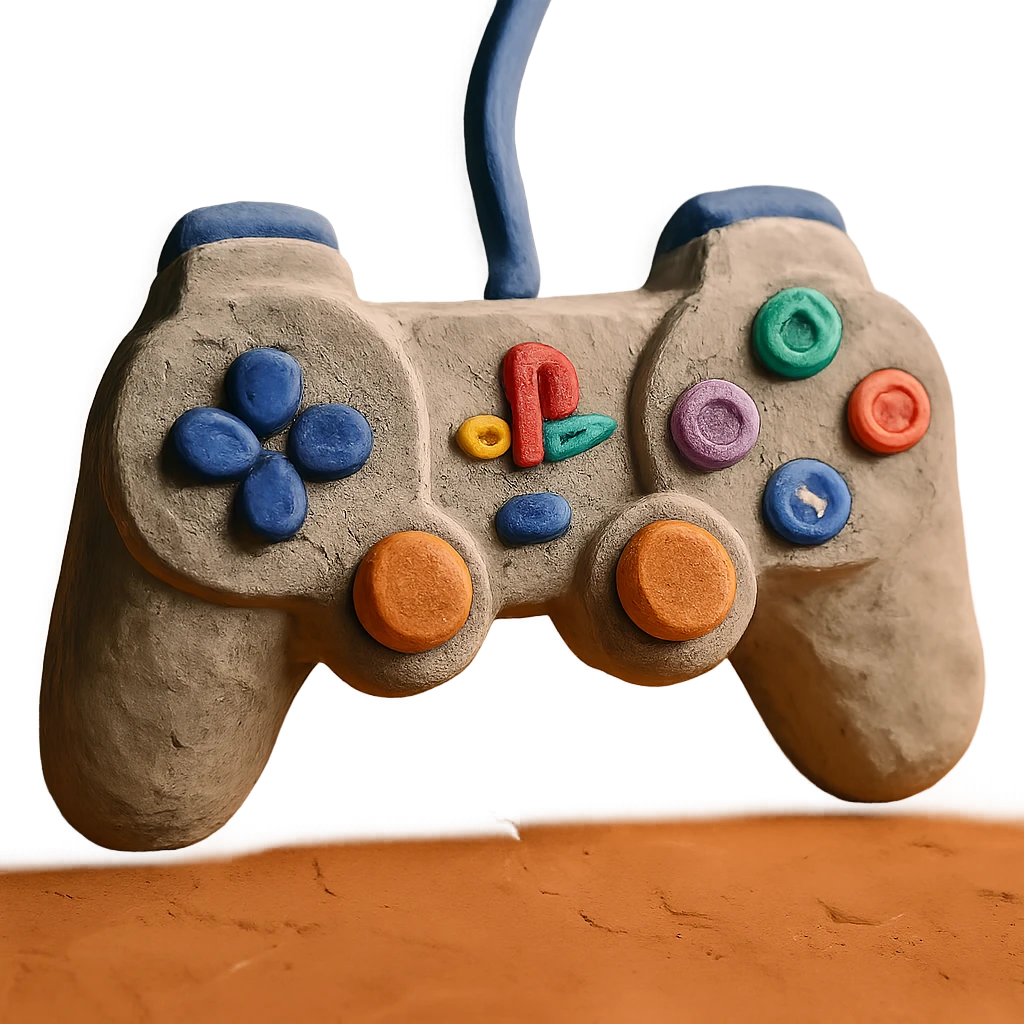 PlayStation 1 Controller Prototype Game emoji | AI Emoji Generator