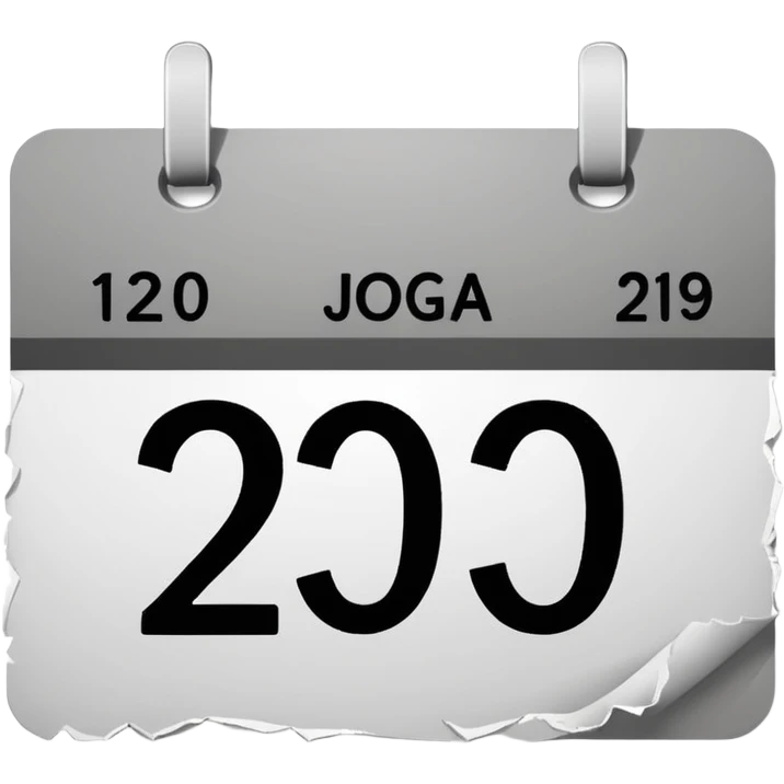 grey date calendar with number 29 emoji | AI Emoji Generator