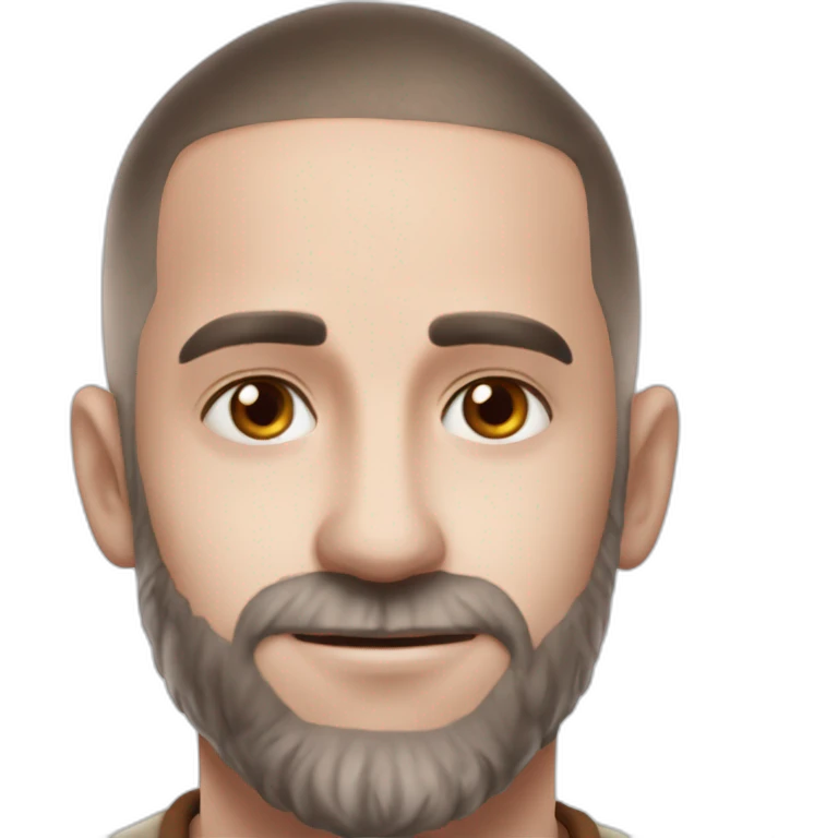 bearded man with bald head emoji | AI Emoji Generator