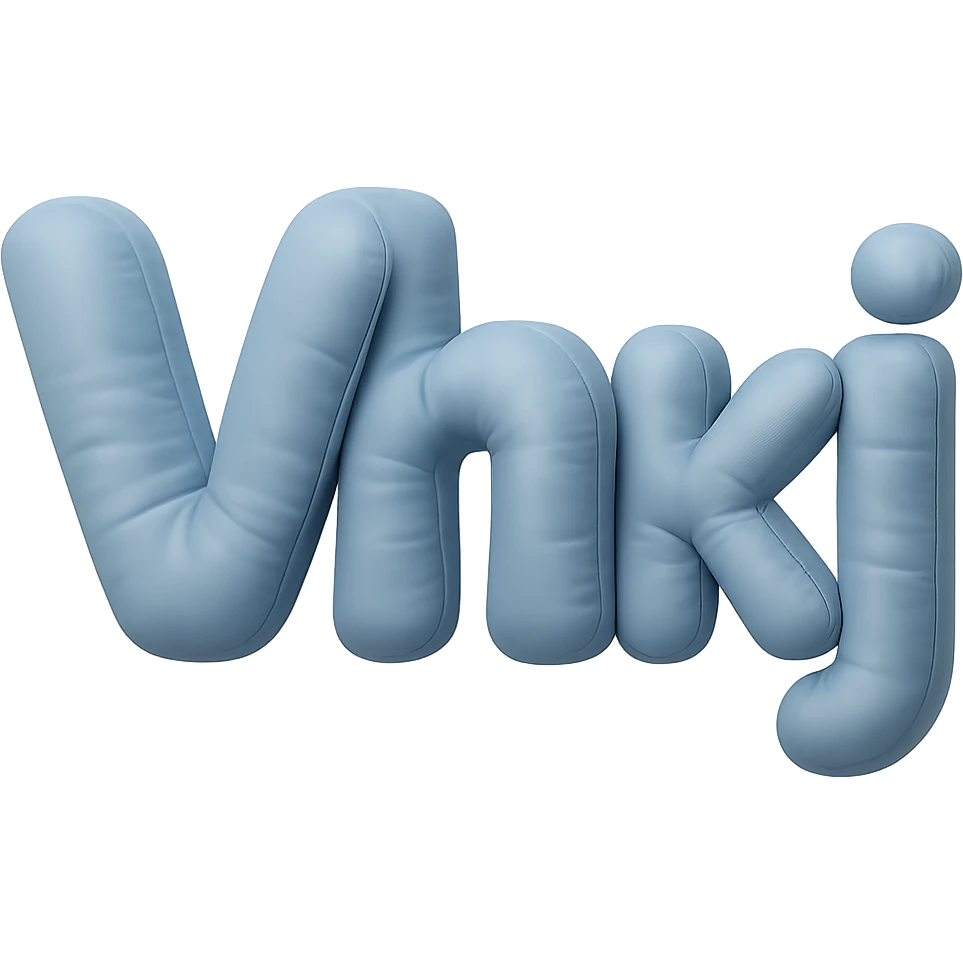 Add a 3D effect to the 'Vhkj' icon, keeping the minimalistic, flat ...