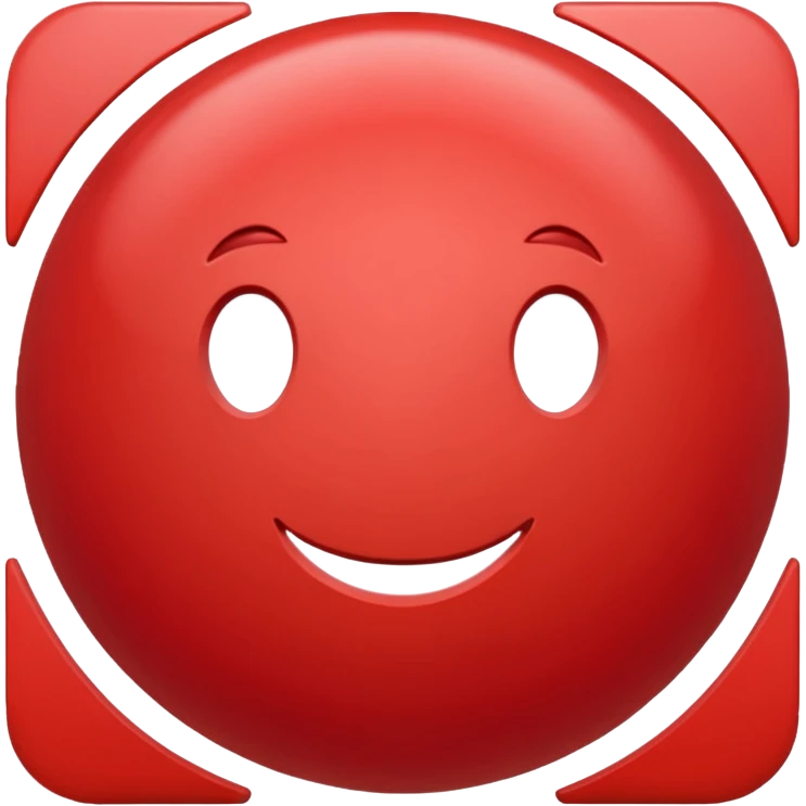 Color 1 Red emoji | AI Emoji Generator