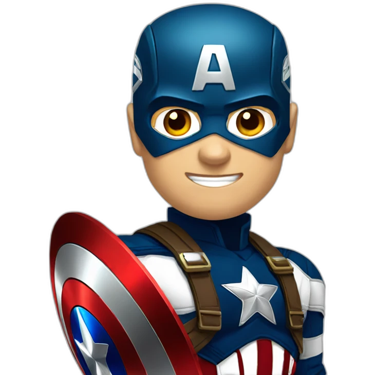 captain america emoji | AI Emoji Generator