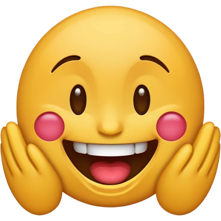 Classic iPhone laughing emoji but crazy emoji | AI Emoji Generator