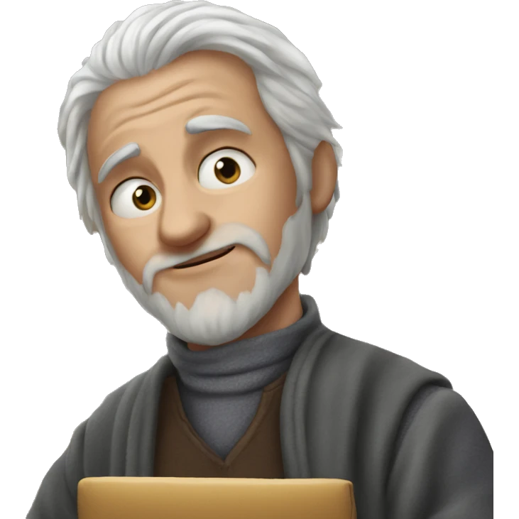 wise old man portrait emoji | AI Emoji Generator