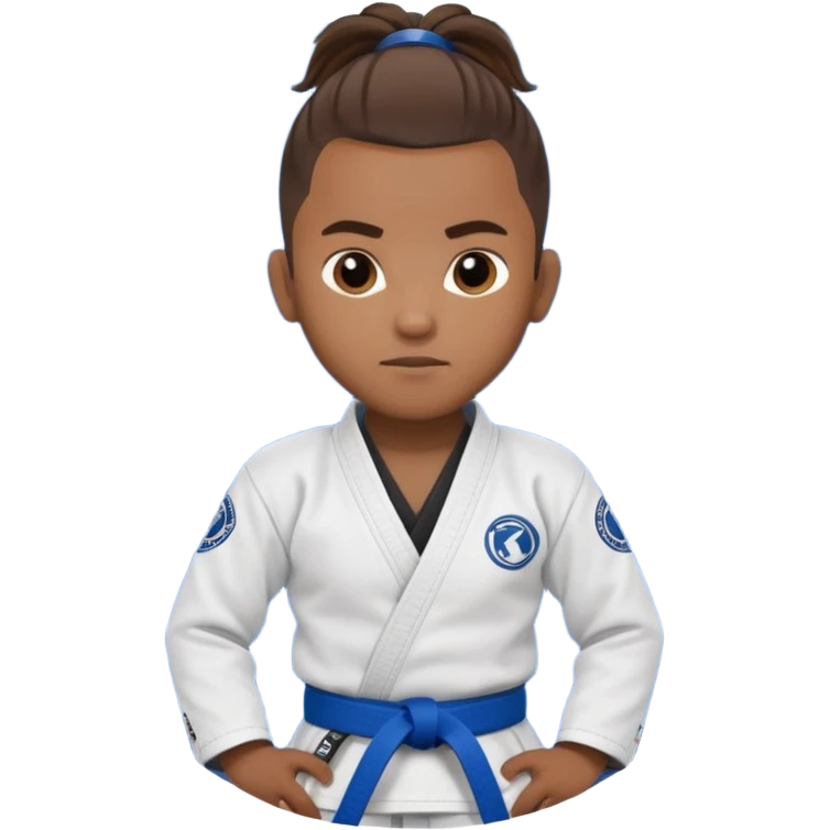 black jiu jitsu instructor with ponytail and a low taper fade sides ...