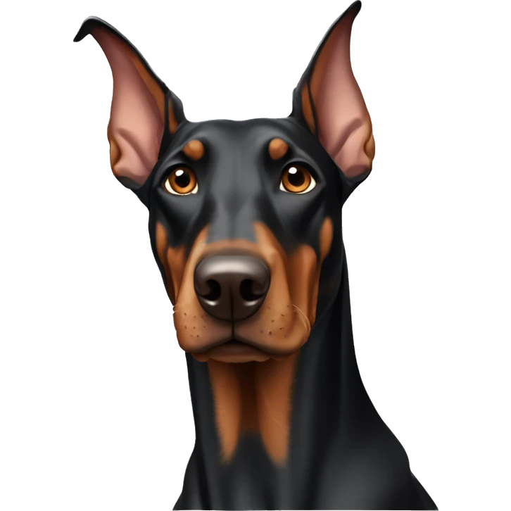 Doberman emoji | AI Emoji Generator