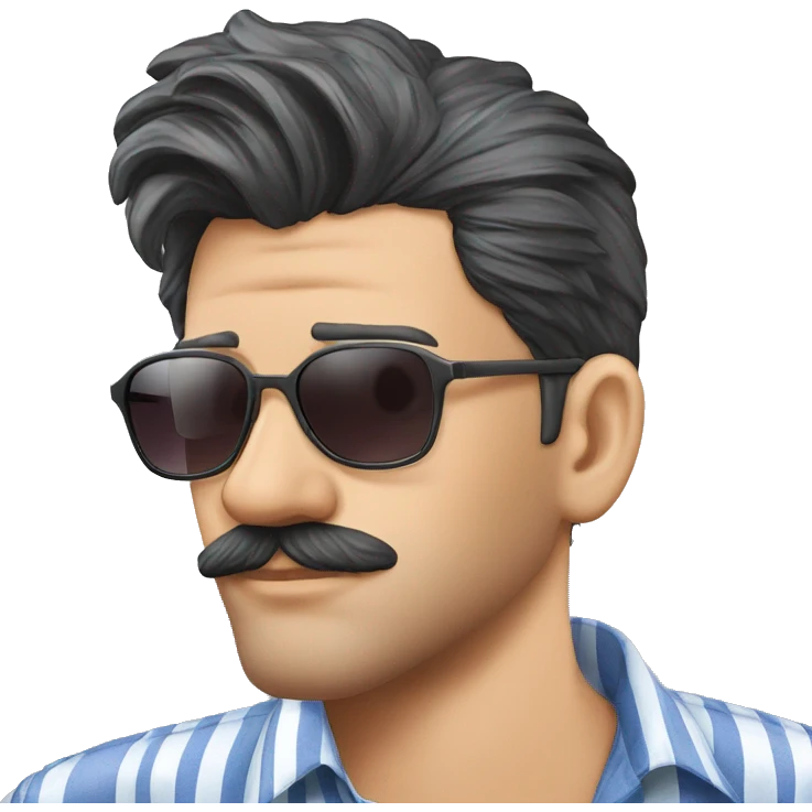 cool guy in shades emoji | AI Emoji Generator