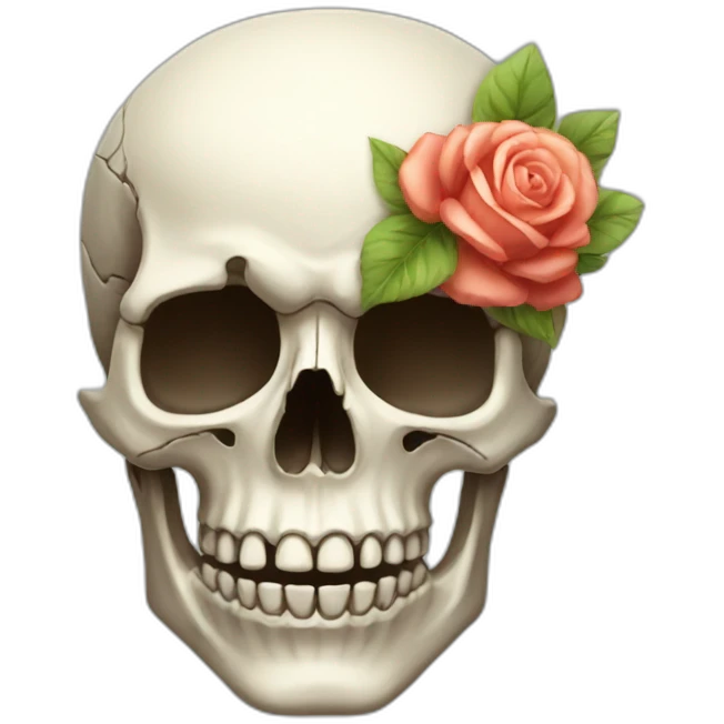 Beautiful_skull emoji | AI Emoji Generator