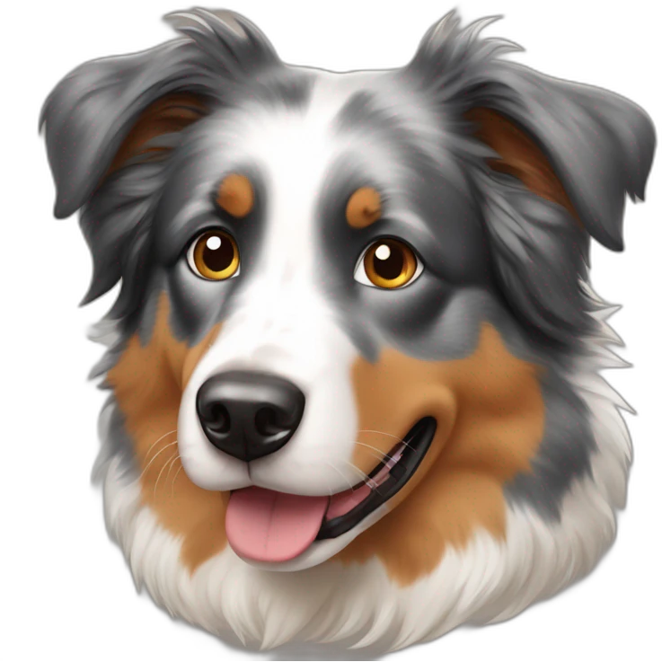 Australian Shepherd emoji | AI Emoji Generator