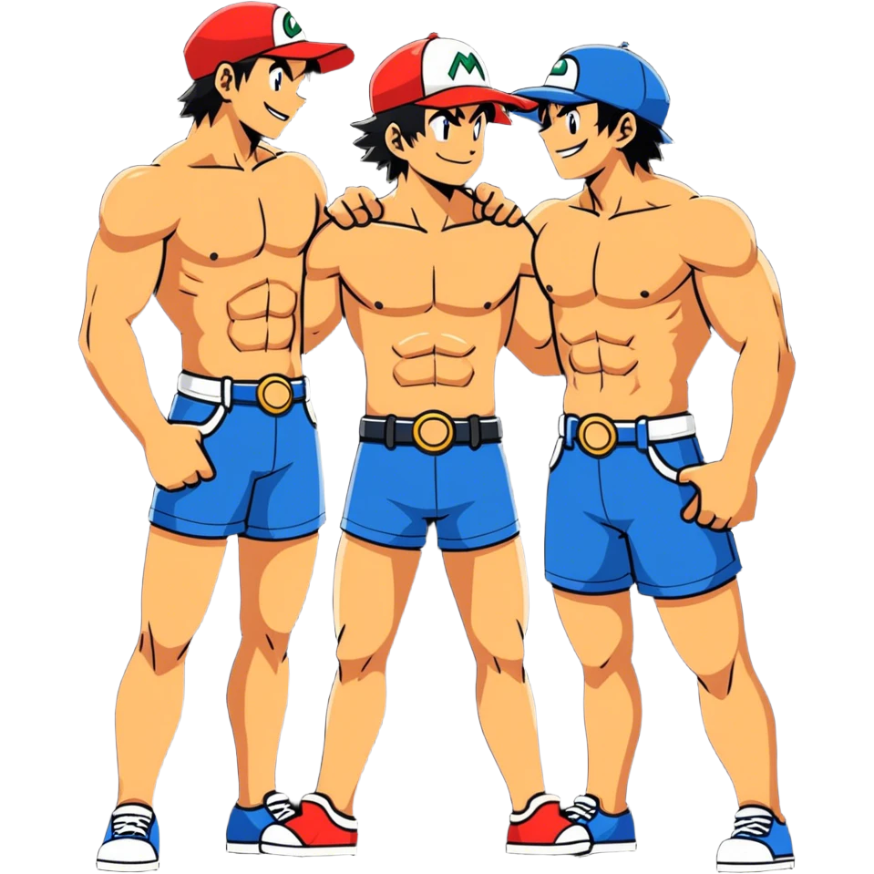 Hot handsomeb muscular 6ft 5inch tall smiling happy fun shirtless Ash ...