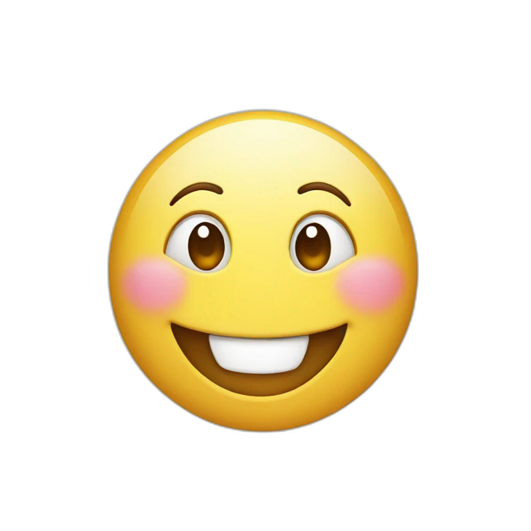 happy smiley smiling emoji | AI Emoji Generator