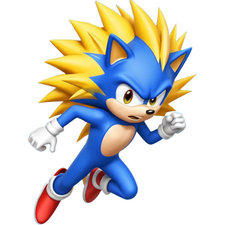 Super sonic emoji | AI Emoji Generator