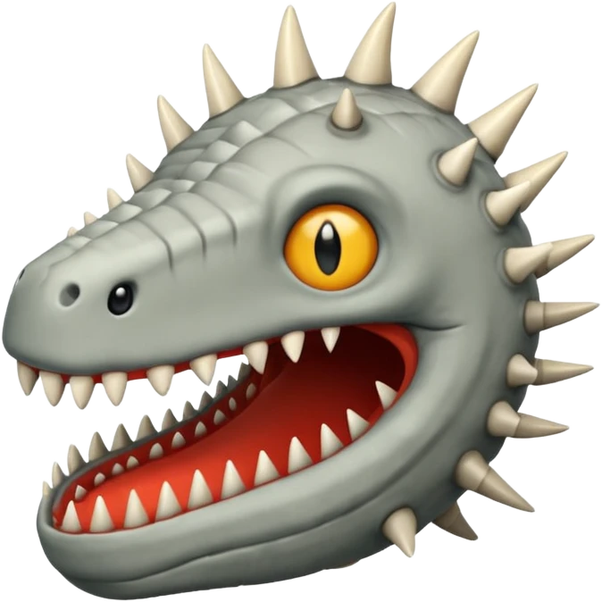Sand worm from dune make the mouth a hole with long spiky teeth emoji ...