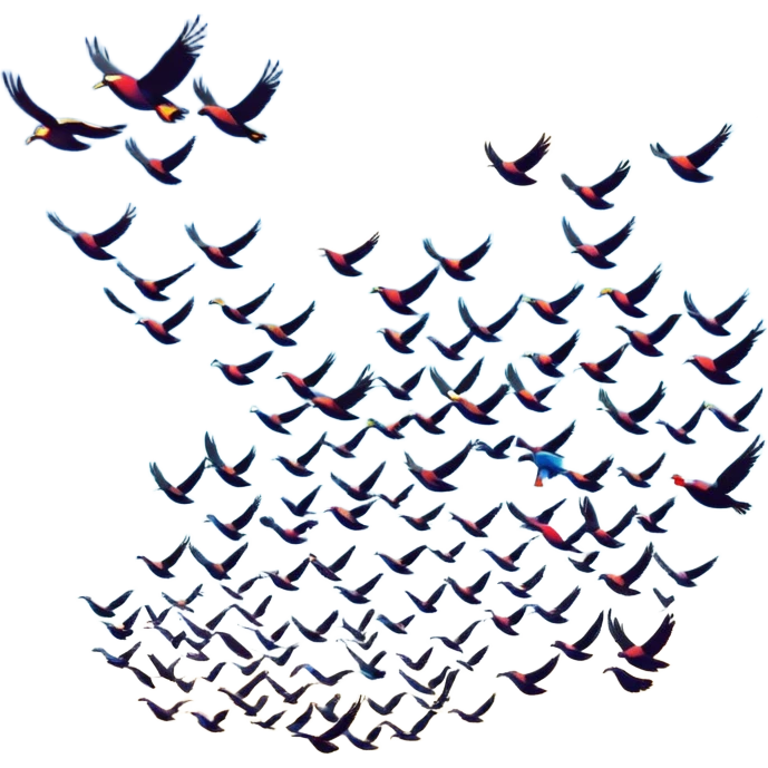 Migration birds movie poster emoji | AI Emoji Generator