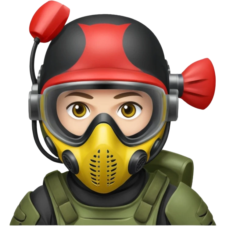 paintball player emoji | AI Emoji Generator