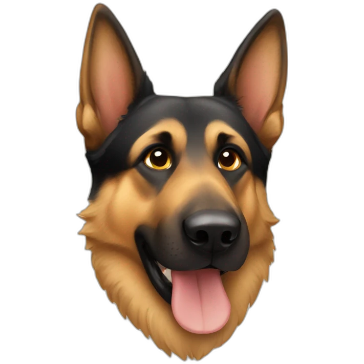 German shepherd emoji | AI Emoji Generator