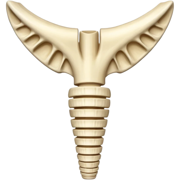 vertebra of vertebral column emoji | AI Emoji Generator