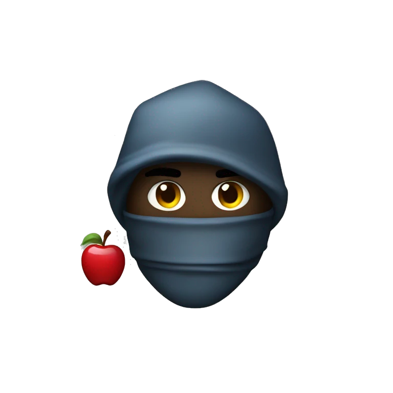 Robber Apple style emoji | AI Emoji Generator