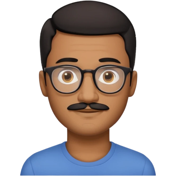 A friendly person with medium-brown skin, large warm brown eyes, thin ...