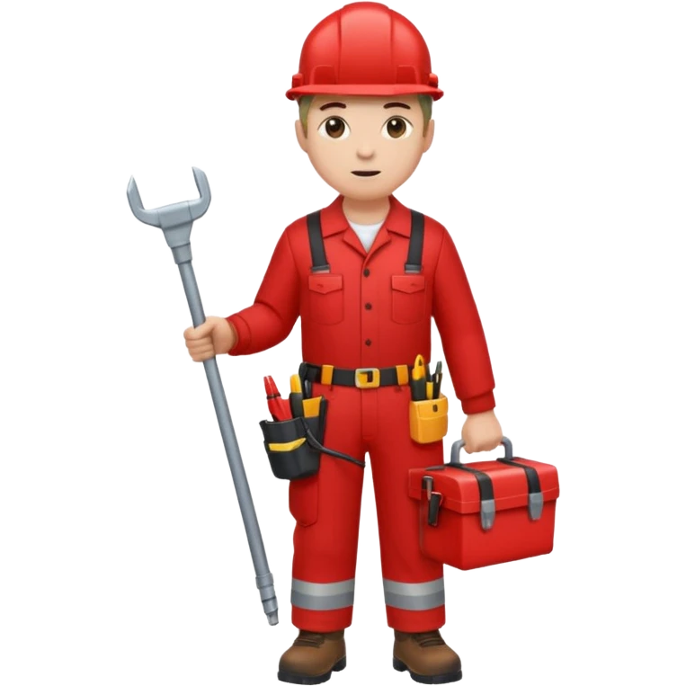 full bady red electrshn emoji | AI Emoji Generator