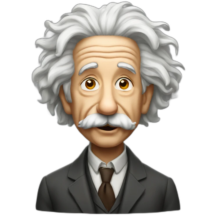 Einstein emoji | AI Emoji Generator