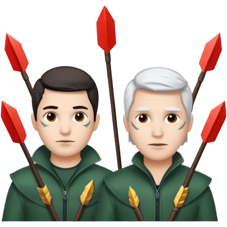 referal system (two guys with arrows around them) emoji | AI Emoji ...
