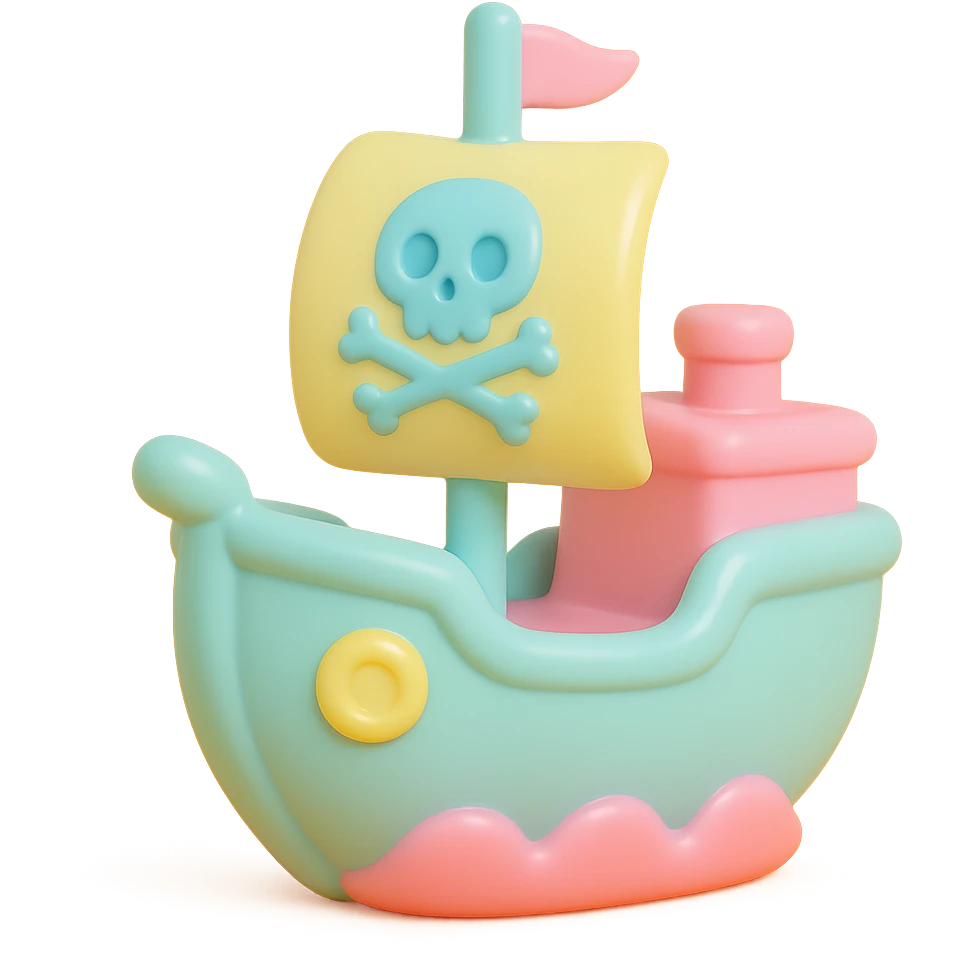 pirate ship emoji