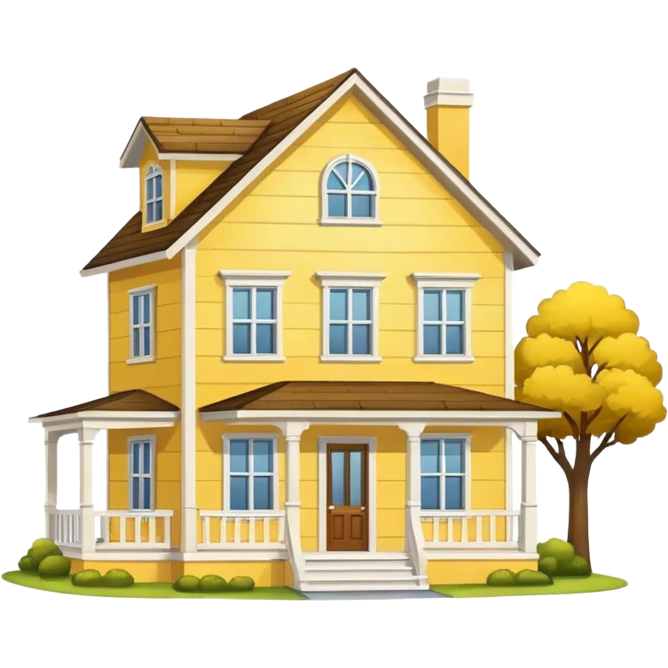 yellow house emoji | AI Emoji Generator