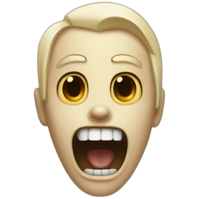 Scream emoji | AI Emoji Generator