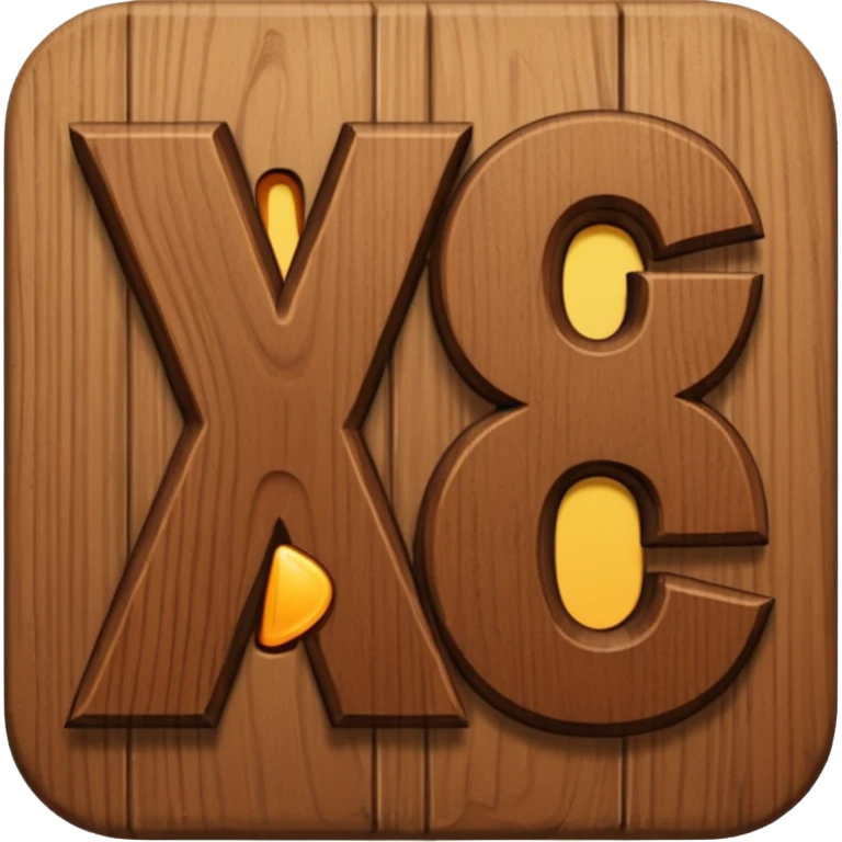 the word YES in brown colors emoji | AI Emoji Generator