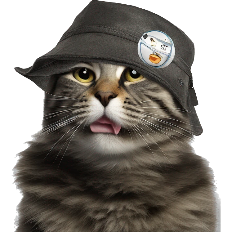 cool cat in top hat emoji | AI Emoji Generator