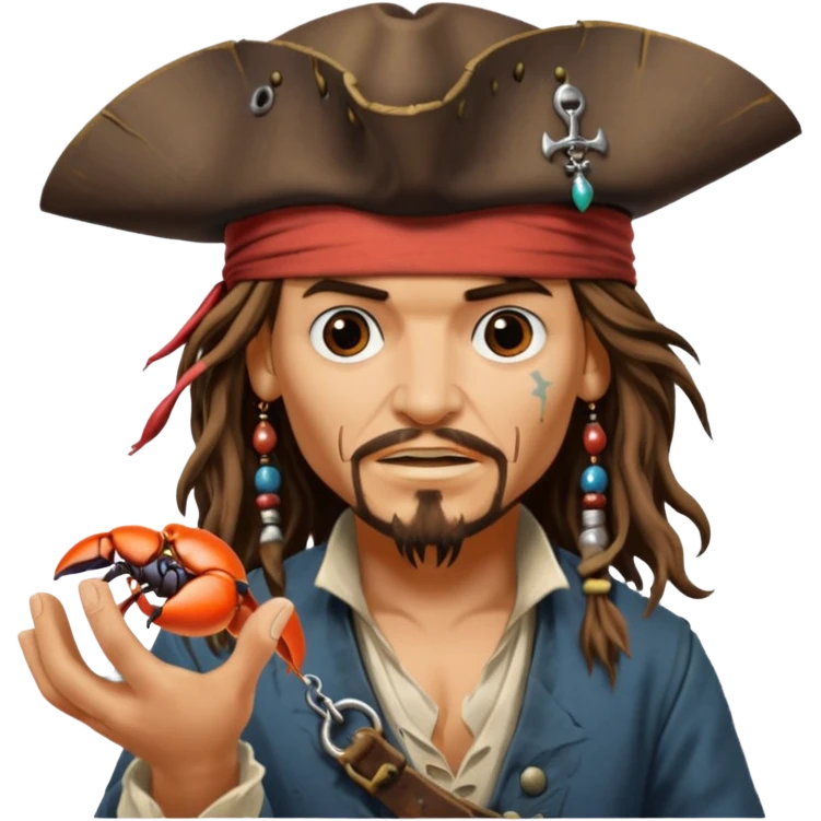 jack sparrow from the film pirates of the caribbean, shooo-ing the ...