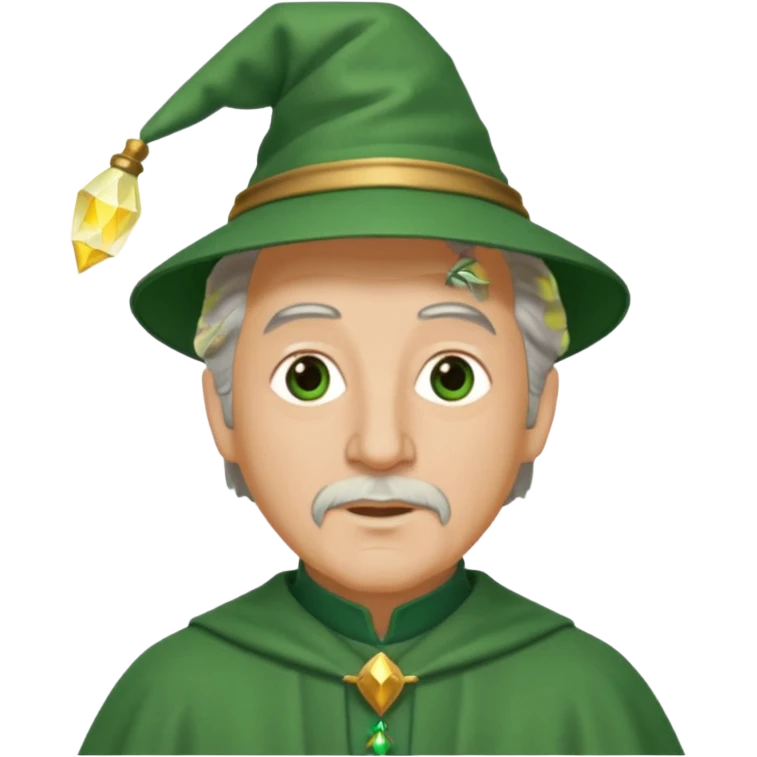 The Wizard from The Wizard of Oz with light skin, brown eyes, grey hair ...