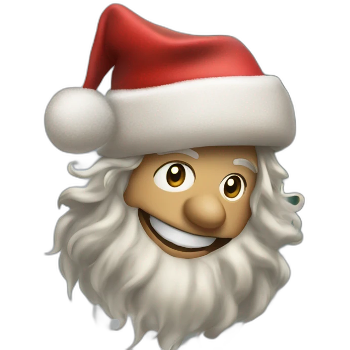 festive solo smile with hat emoji | AI Emoji Generator