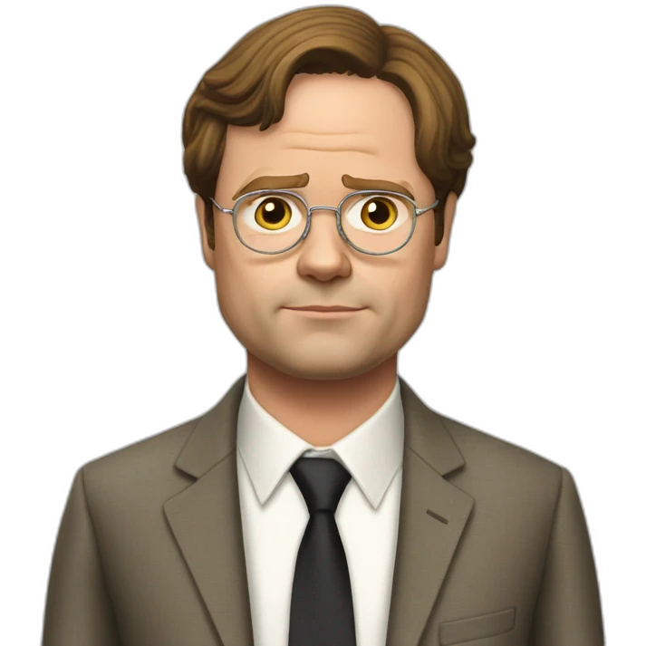 Dwight Schrute emoji | AI Emoji Generator