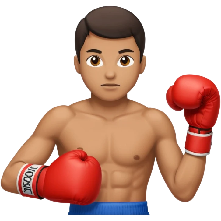 athlete in boxing gloves emoji | AI Emoji Generator