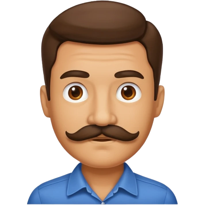 mustached man emoji | AI Emoji Generator