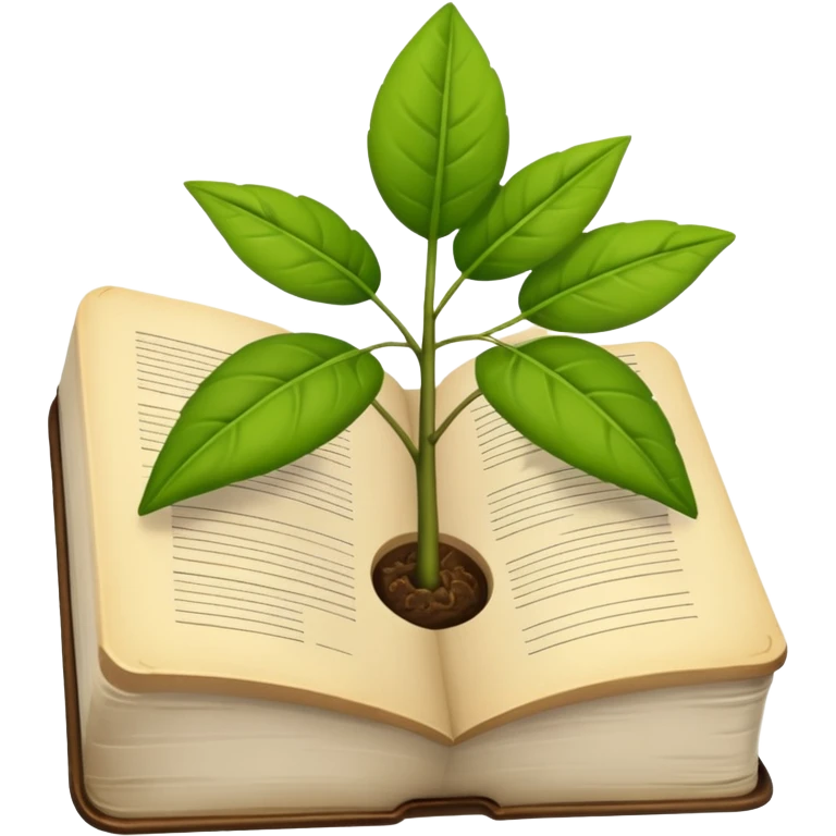 observation log with plant records. Transparent background emoji | AI ...