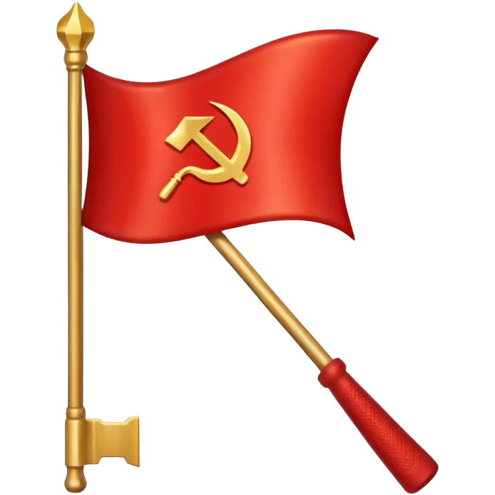 Create a Soviet union flag emoji emoji | AI Emoji Generator