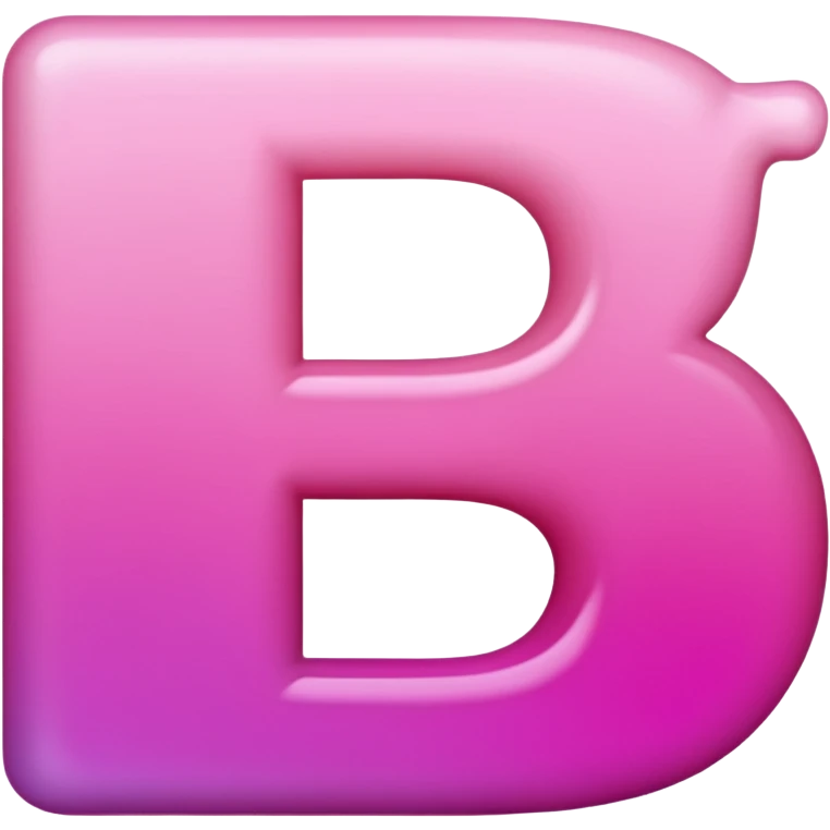 mix color pinks letter p emoji | AI Emoji Generator