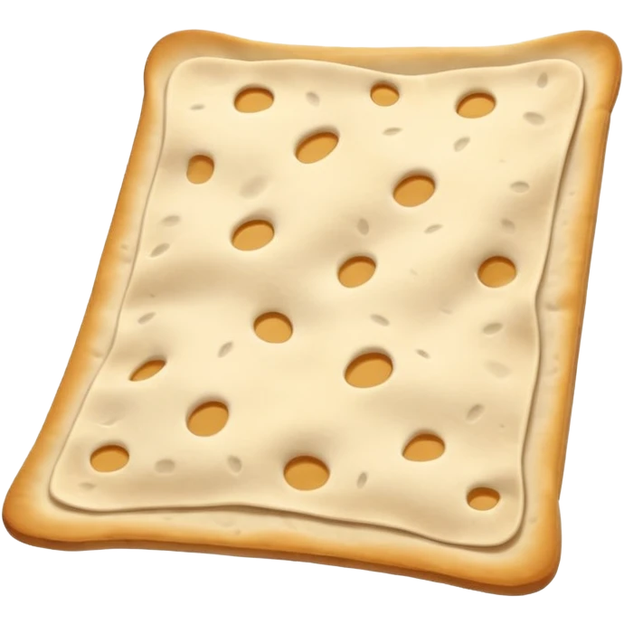 lavash flatbread object icon, thin flat bread, slightly toasted spots ...