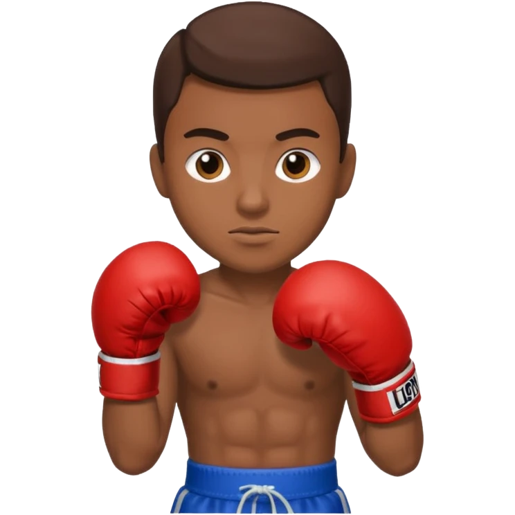 athlete in boxing gloves emoji | AI Emoji Generator